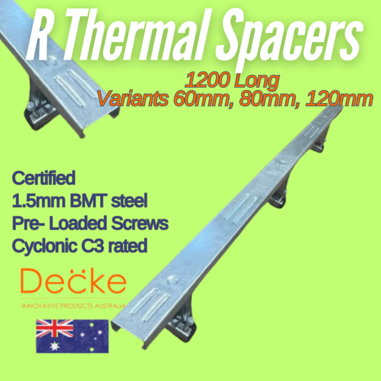 Insulation Spacers & Box Gutter Brackets | Decke Australia